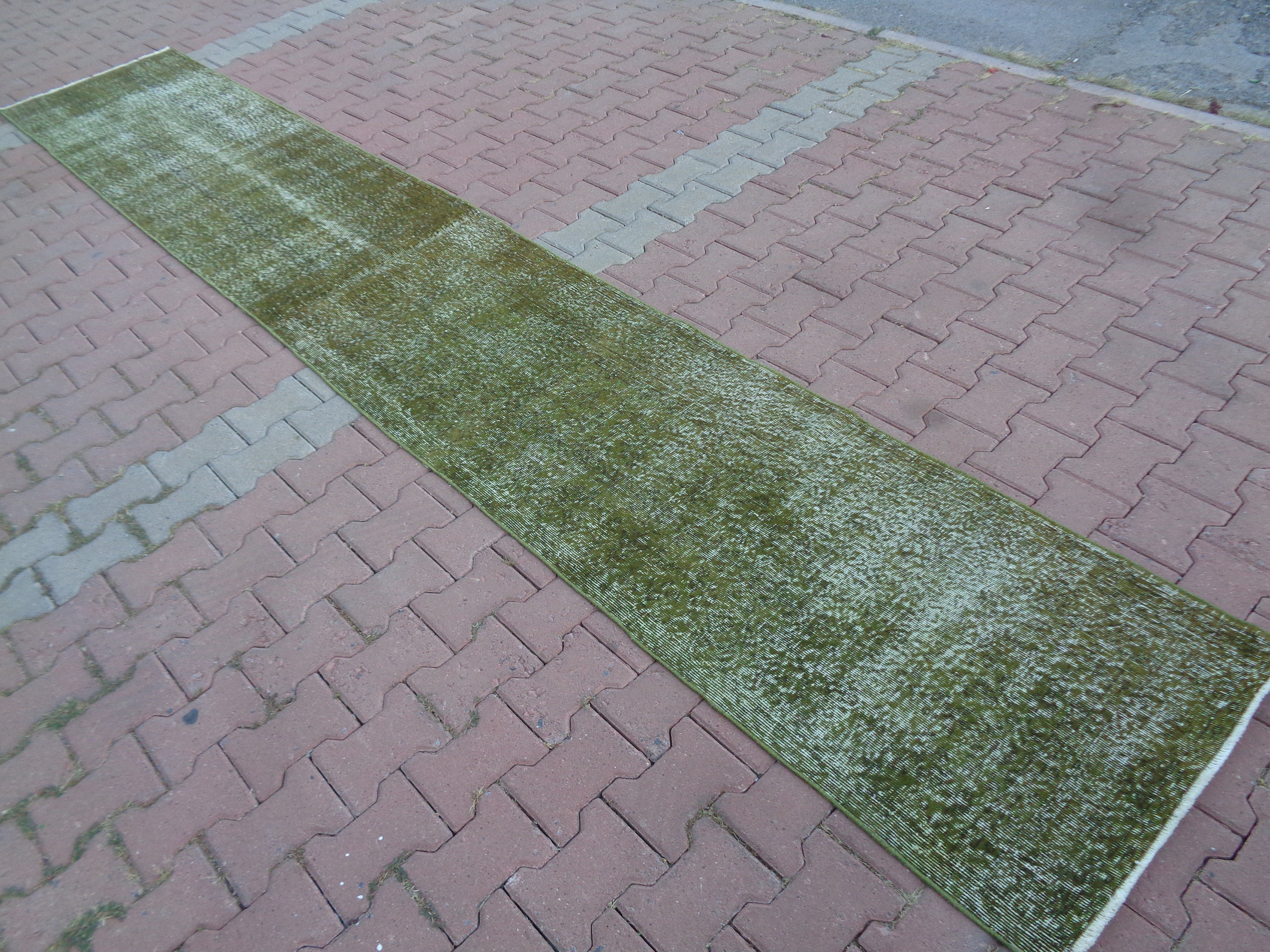 Green Stairway Runner Extra Long Runner Rug Runner for - Etsy