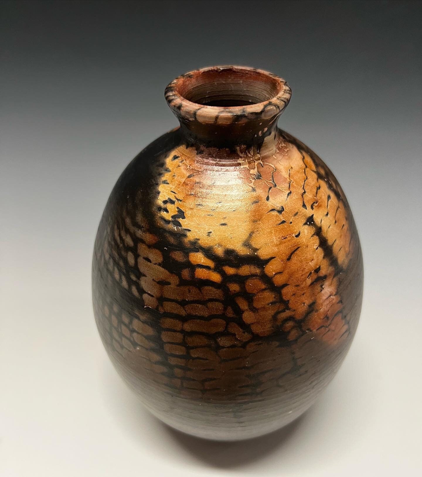 Saggar Fired Bottle - Etsy