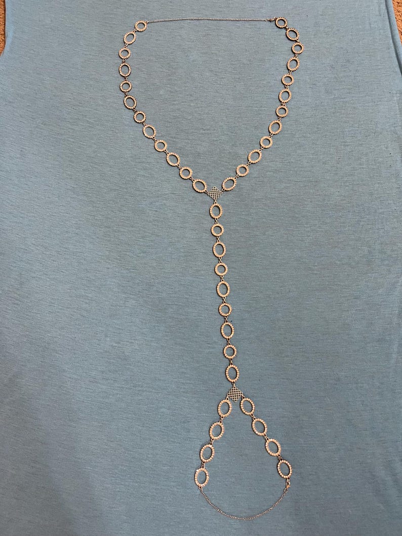 Rhinestone Body Chain, Rhinestone Harness - Etsy
