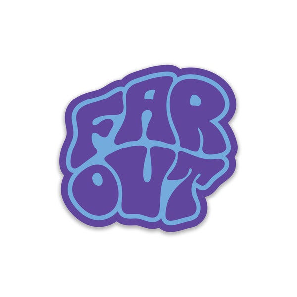 Far Out Man Sticker - Etsy