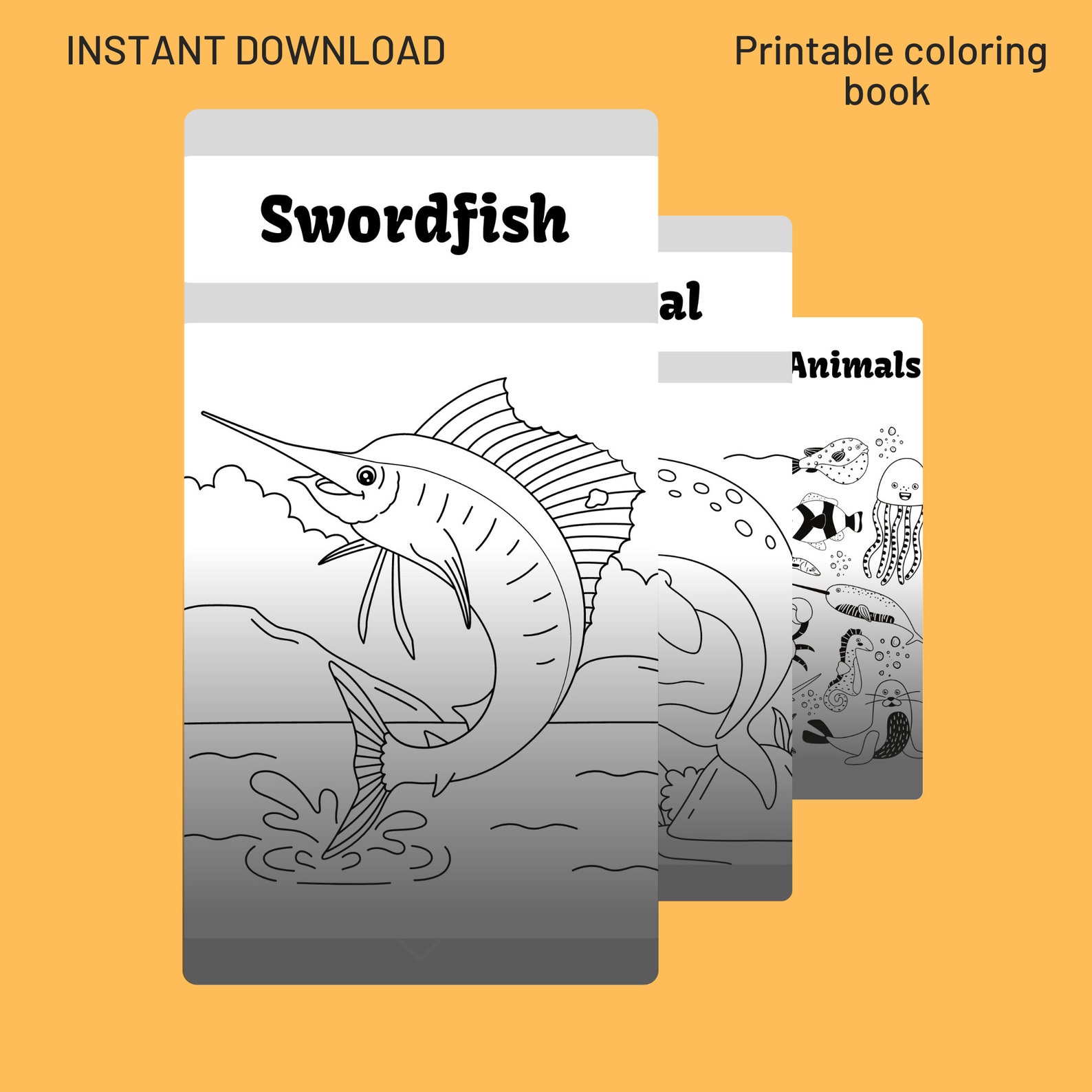 Printable Coloring Pages Under the Sea for Toddlers | Kids Coloring ...