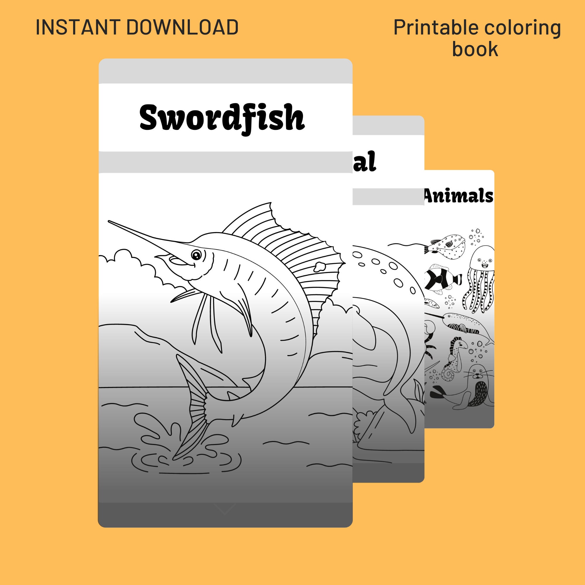 Printable Coloring Pages Under the Sea for Toddlers | Kids Coloring ...