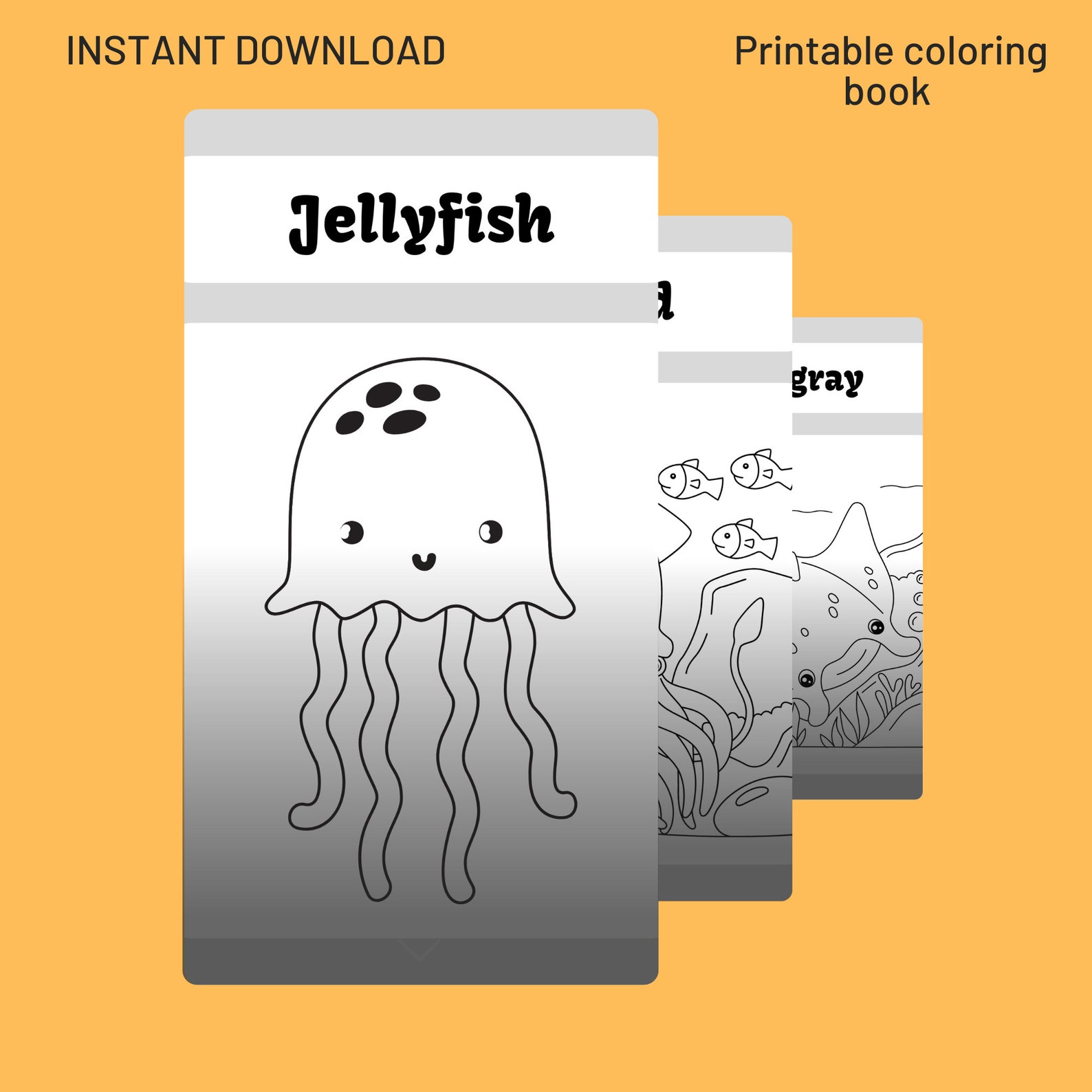 Printable Coloring Pages Under the Sea for Toddlers | Kids Coloring ...
