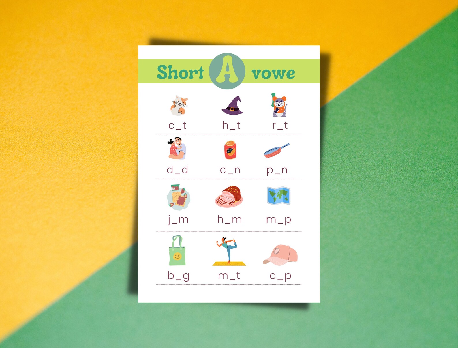 Minimal English Worksheet Activity Pages for Children - Etsy