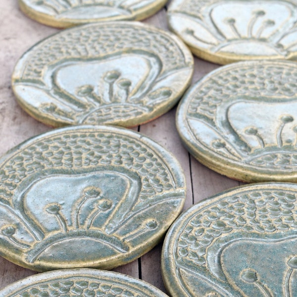 Hand Carved Coasters - Etsy