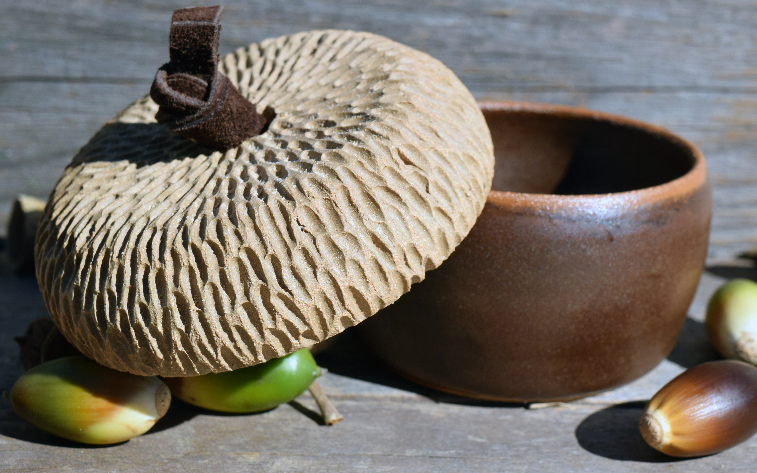 Acorn Jars With Hand Carved Lids - Etsy