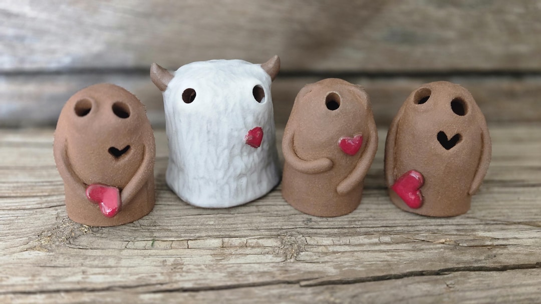 Sjofn-inspired Clay Spirit Figurines - Etsy