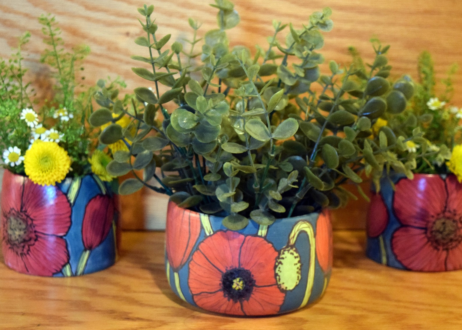 Hand Painted Pots - Etsy