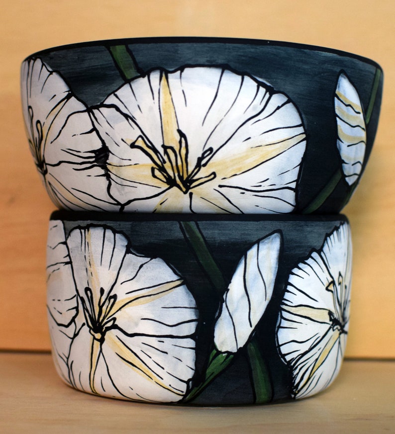 Hand Painted Pots - Etsy