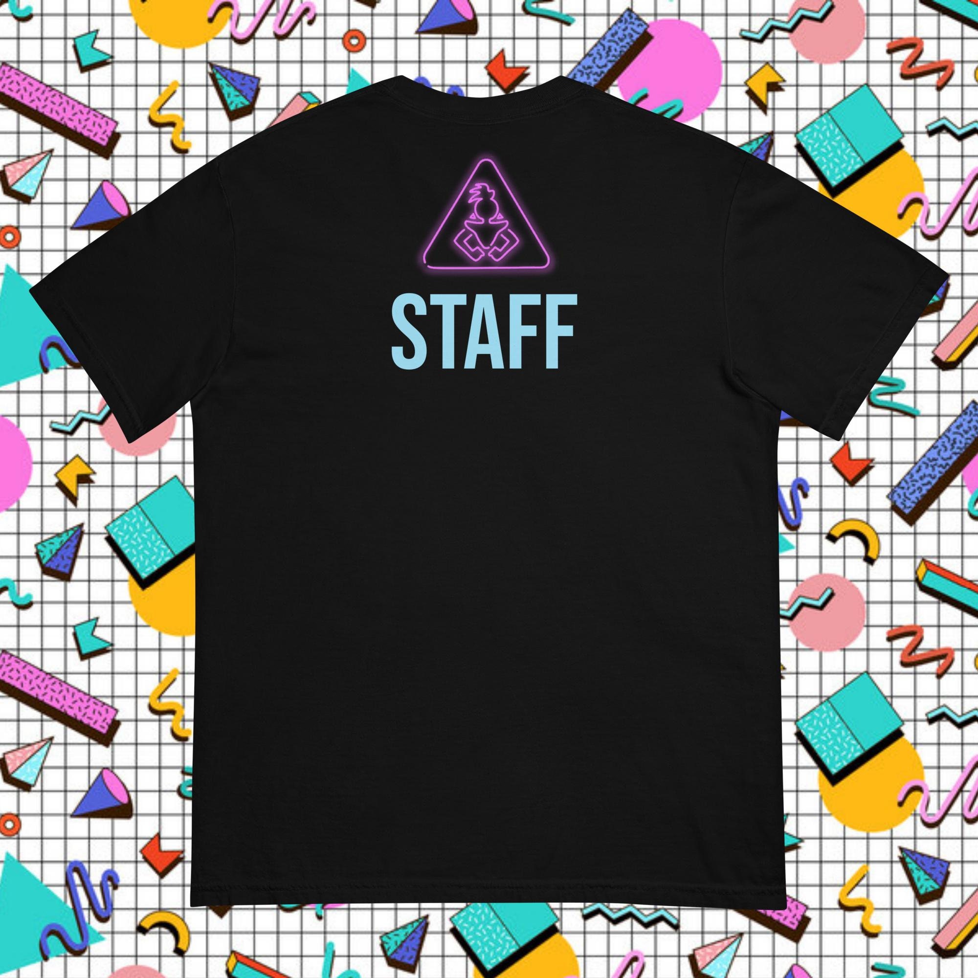 Glamrock Chica Mazercise Staff Shirt - Etsy