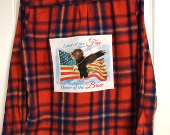 Back Design Flannel - Etsy