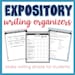 Expository Writing Graphic Organizers: Essay Prompts & Guides (PDF) - Etsy