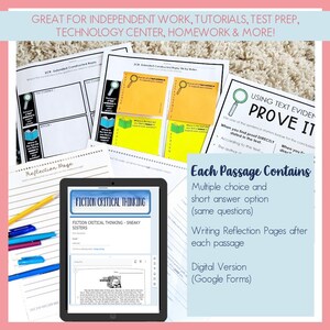 4th 5th Grade Reading Comprehension Passages and Questions Bundle ...