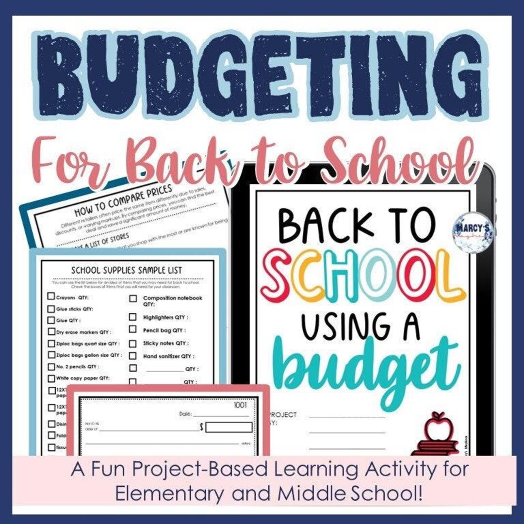 Back to School Lesson Plan Activities Math Project Based Learning 5th ...