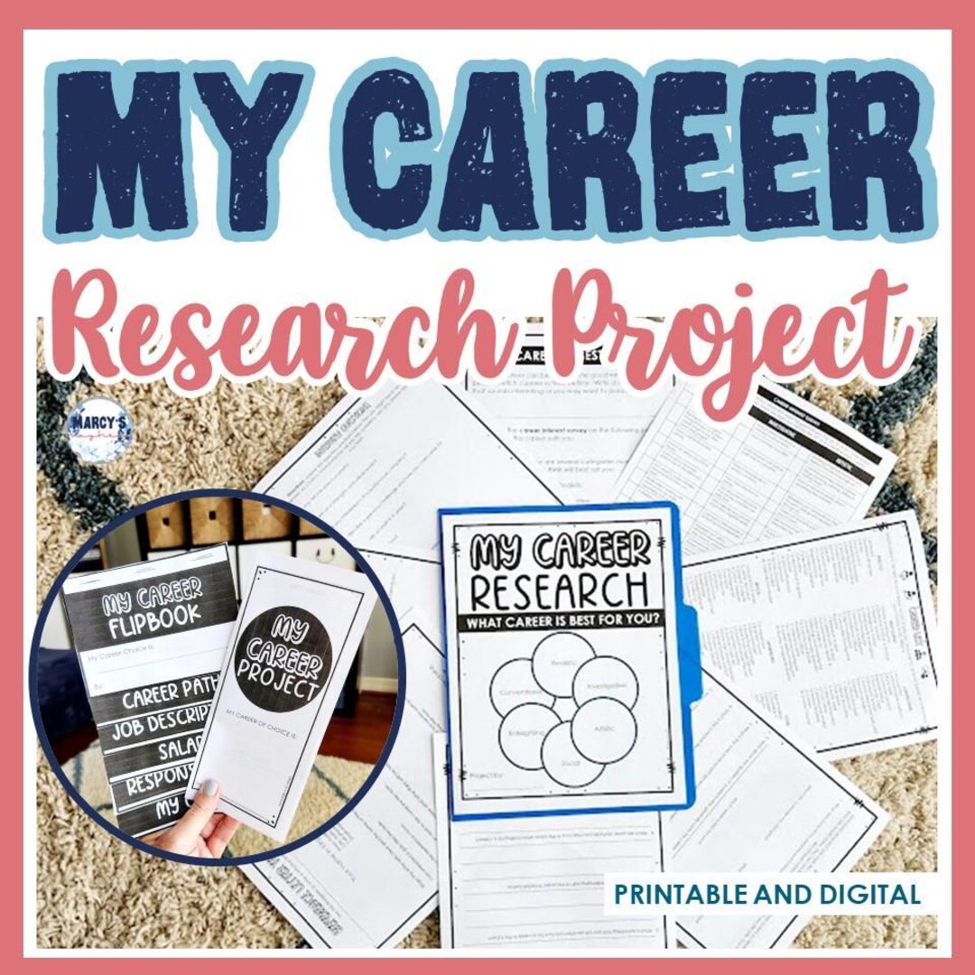 Career Exploration Worksheets: Middle & High School Career Planning ...