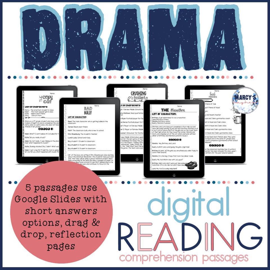 Drama Reading Passages: 4th-5th Grade Readers Theater, STAAR Practice ...