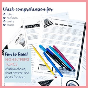 4th 5th Grade Reading Comprehension Passages and Questions Bundle ...