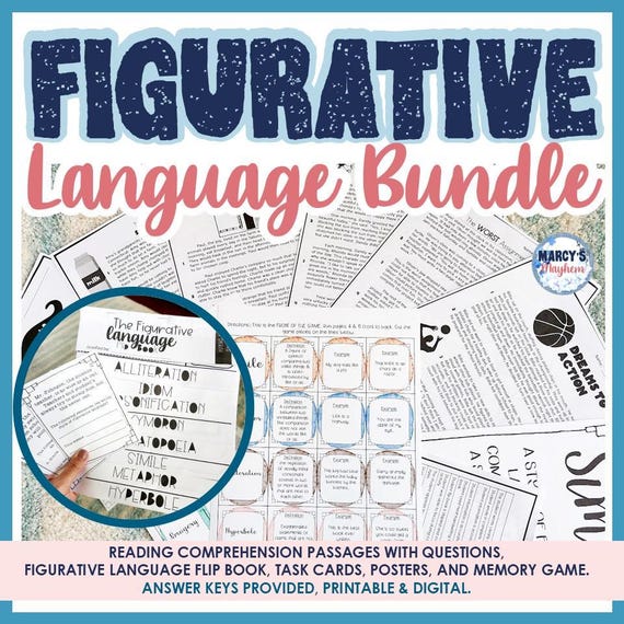 5th Grade Worksheets On Figurative Language 50+ Figurative Language