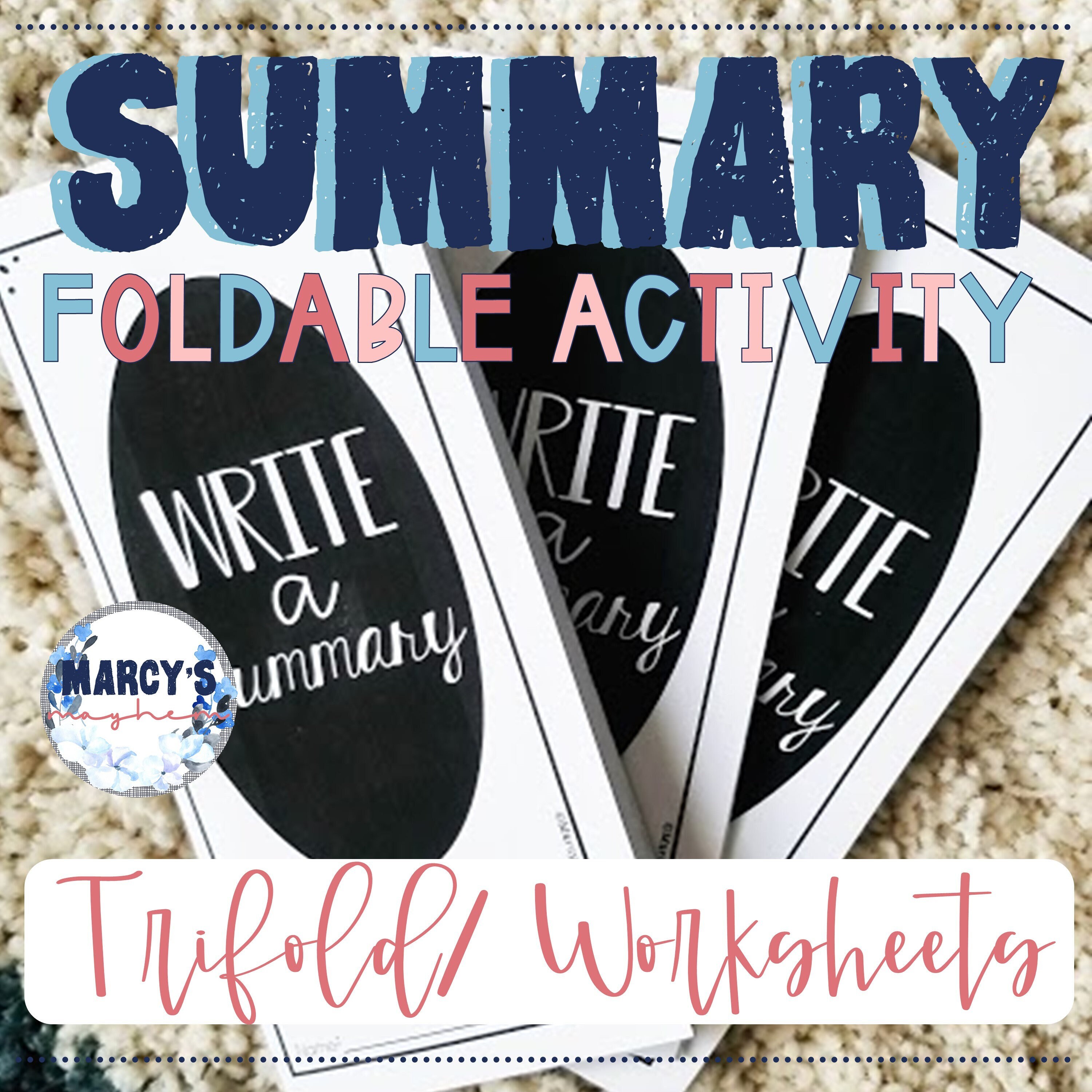 Summary Writing 3rd, 4th, 5th Grade Story Retell & Sequencing Worksheet ...