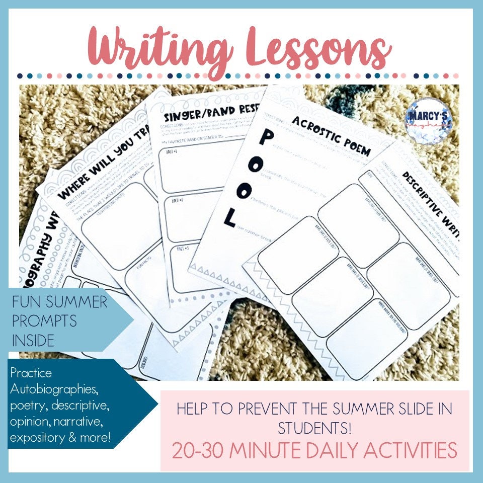 4th, 5th, 6th Grade Summer School Curriculum ELA Reading Morning Fun ...