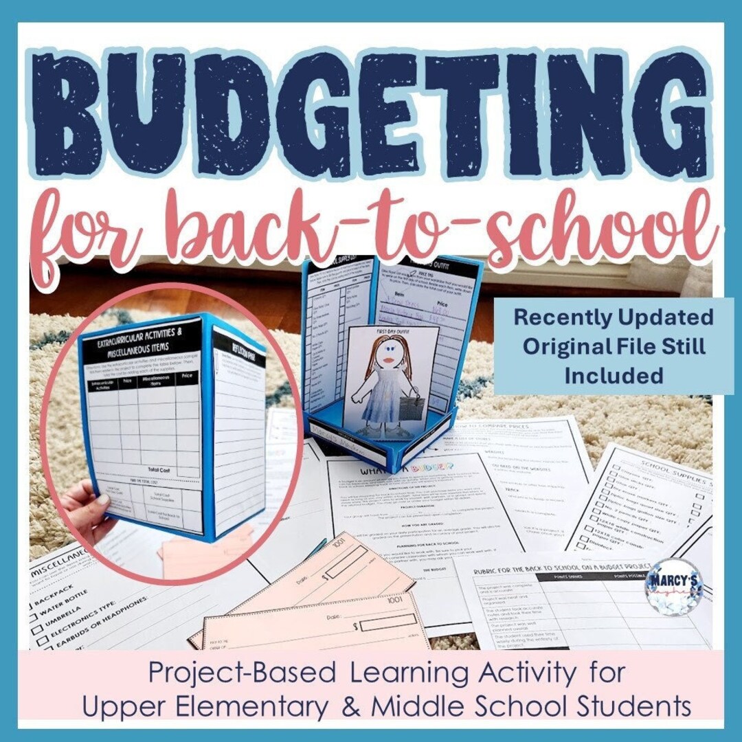 Back to School Printable Worksheet Activities- 5th, 6th, 7th Grade ...