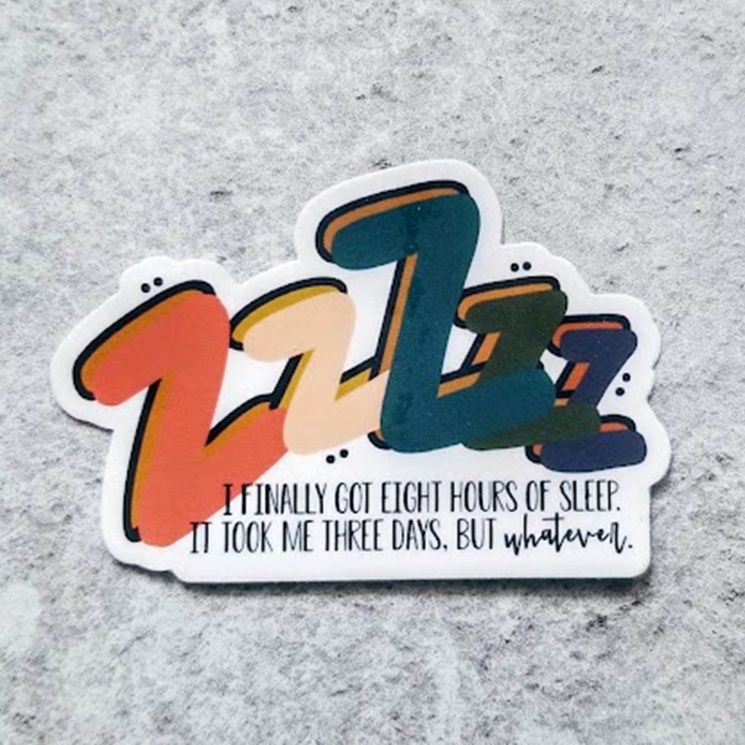 Cheap Stickers, Tired Sticker, Funny Stickers for Women, Silly Decal ...