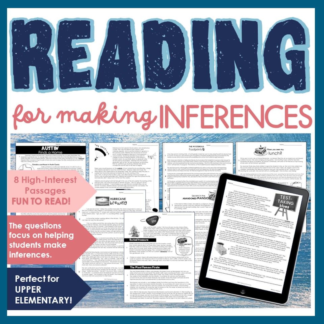 Making Inferences Worksheets 4th 5th Gradereading Comprehension ...