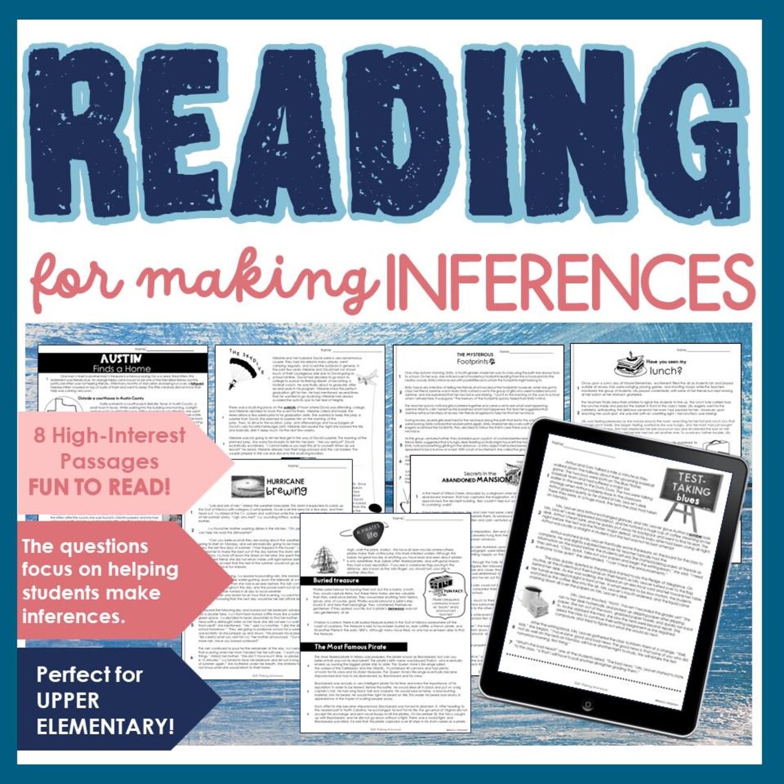 Making Inferences Worksheets 4th 5th Gradereading Comprehension ...