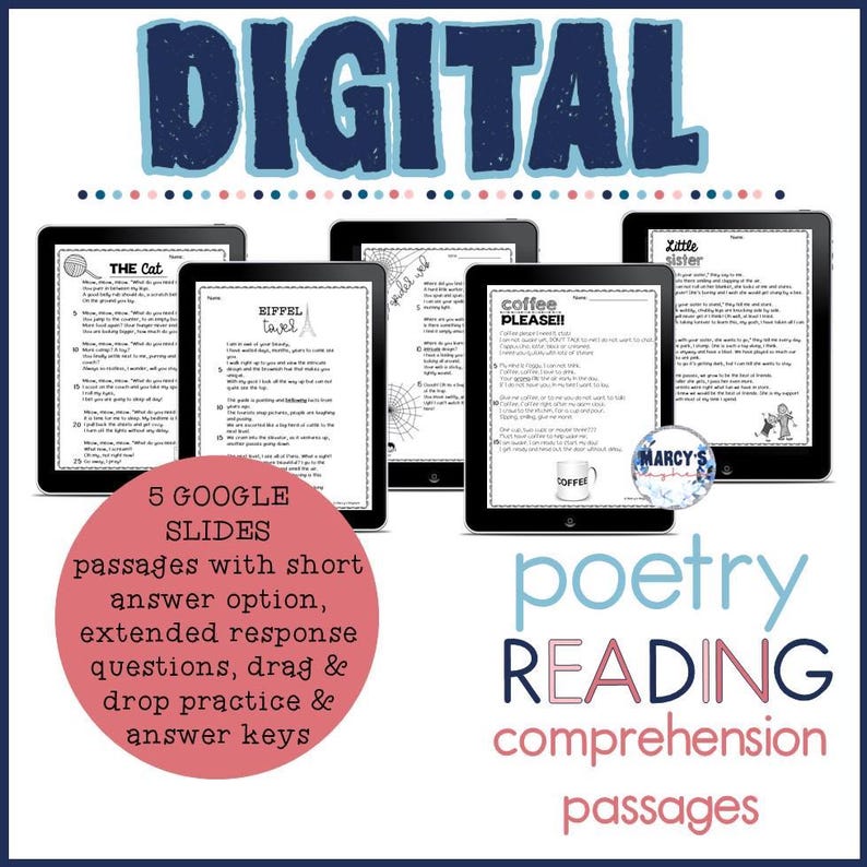 STAAR Poetry Reading Comprehension: 4th-5th Grade ELA Test Prep ...