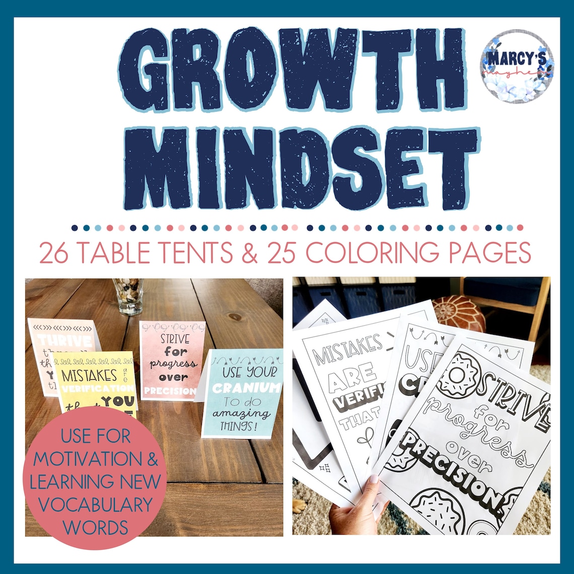 Growth Mindset Coloring Pages, Growth Mindset Posters, Growth Mindset ...