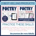 Poetry Unit Bundle: Reading Comprehension, Posters, Journal (printable ...
