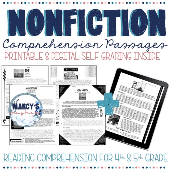 Hoja De Trabajo De No Ficción Hojas De Trabajo Con Características