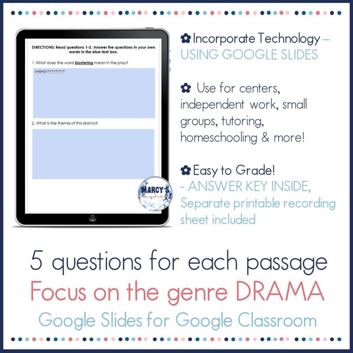 Drama Reading Passages: 4th-5th Grade Readers Theater, STAAR Practice ...