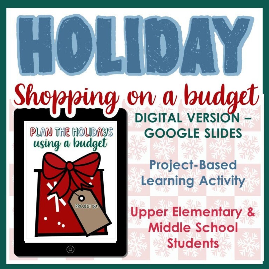 Christmas Activities 5th 6th 7th Grade Homeschool Winter Math Project ...