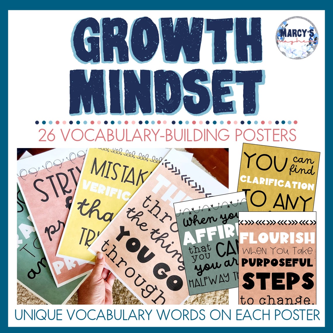 Growth Mindset Coloring Pages Growth Mindset Posters Growth - Etsy