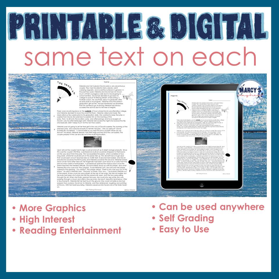 Making Inferences Worksheets 4th 5th Gradereading Comprehension ...
