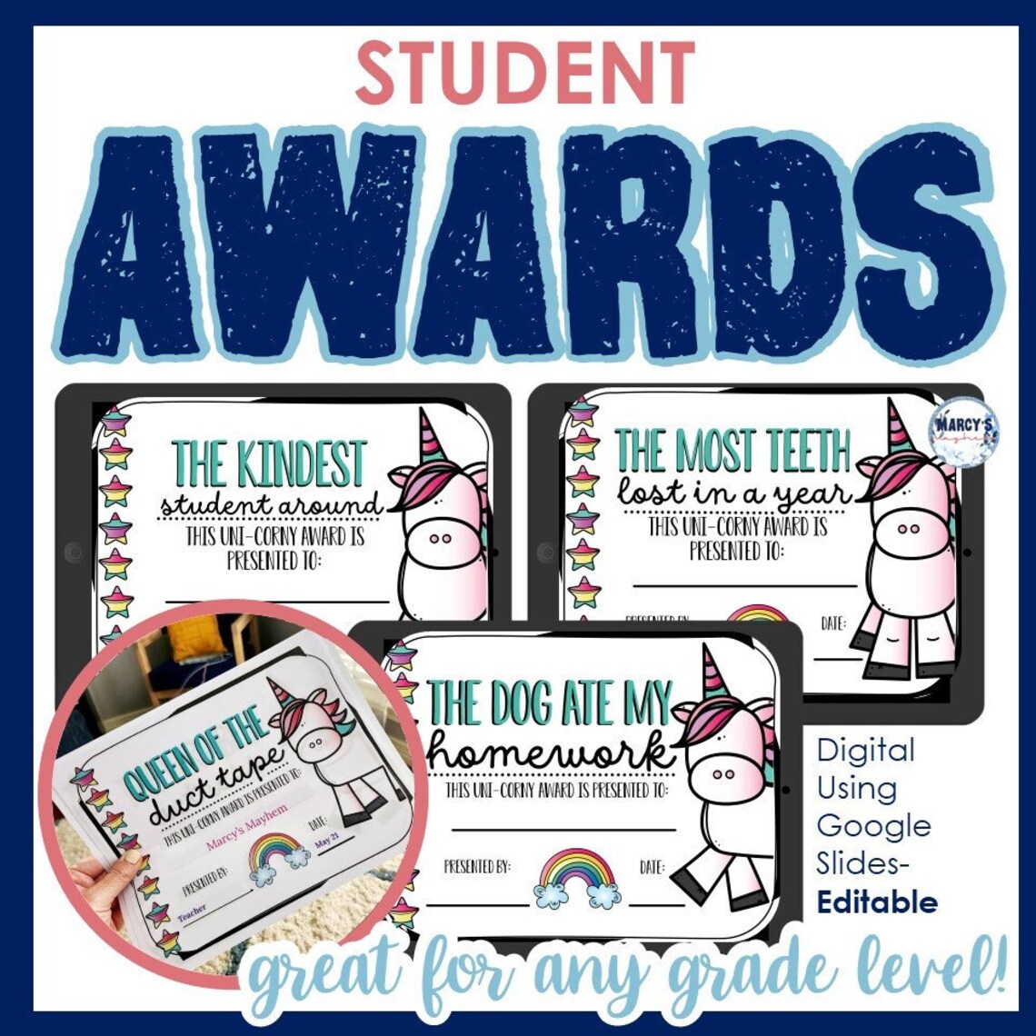 Funny End of the Year Awards Certificate of Completion Most Likely to ...