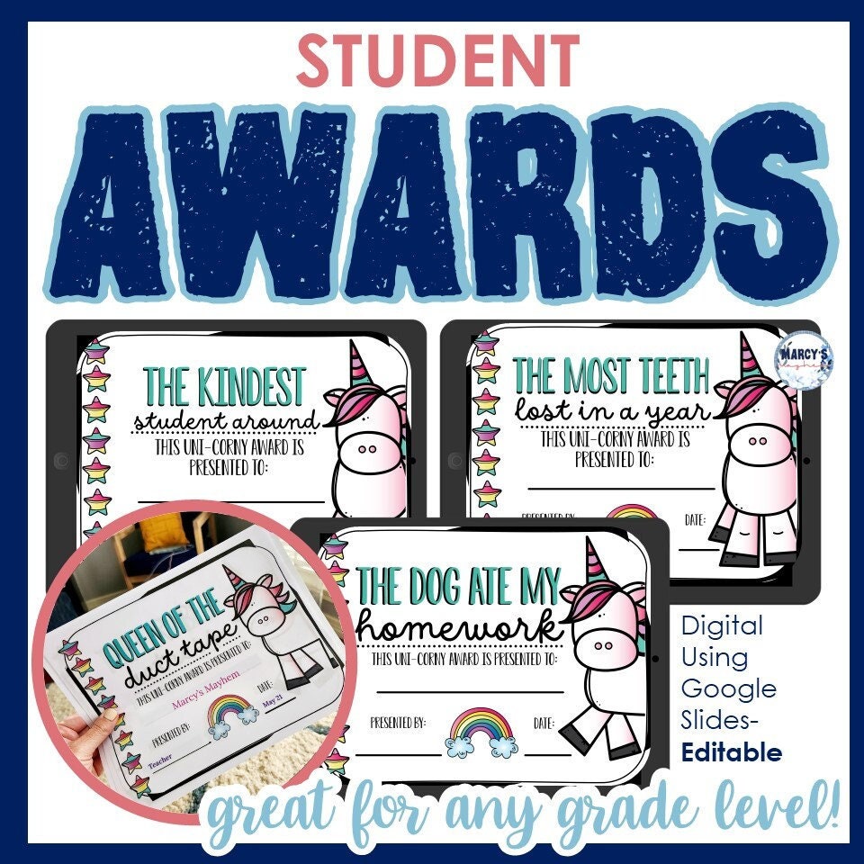 Funny End of the Year Awards Certificate of Completion Most Likely to ...