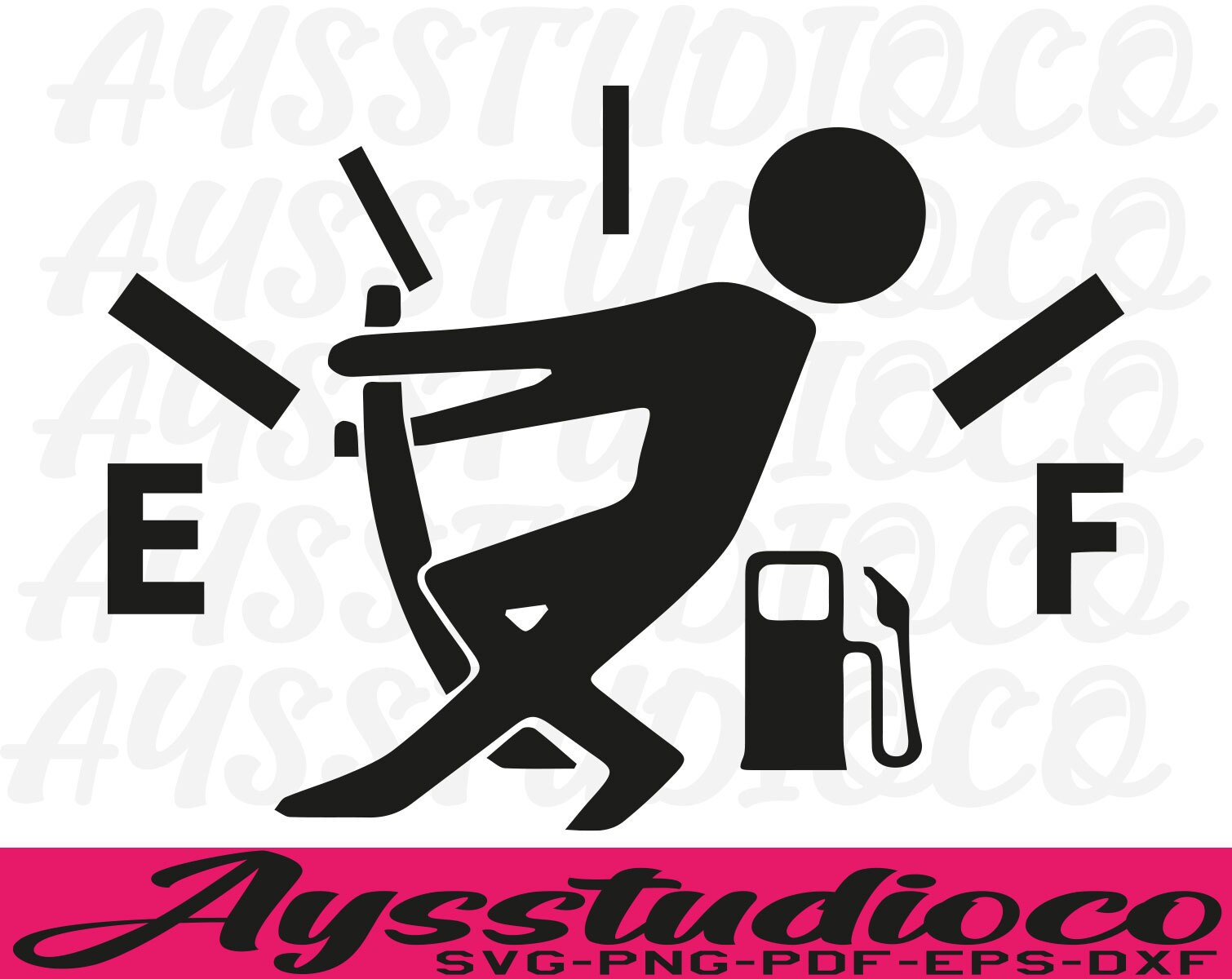 Gas Gauge Svg Man Empty Gas Svg Funny Svg Fuel Svg Files - Etsy