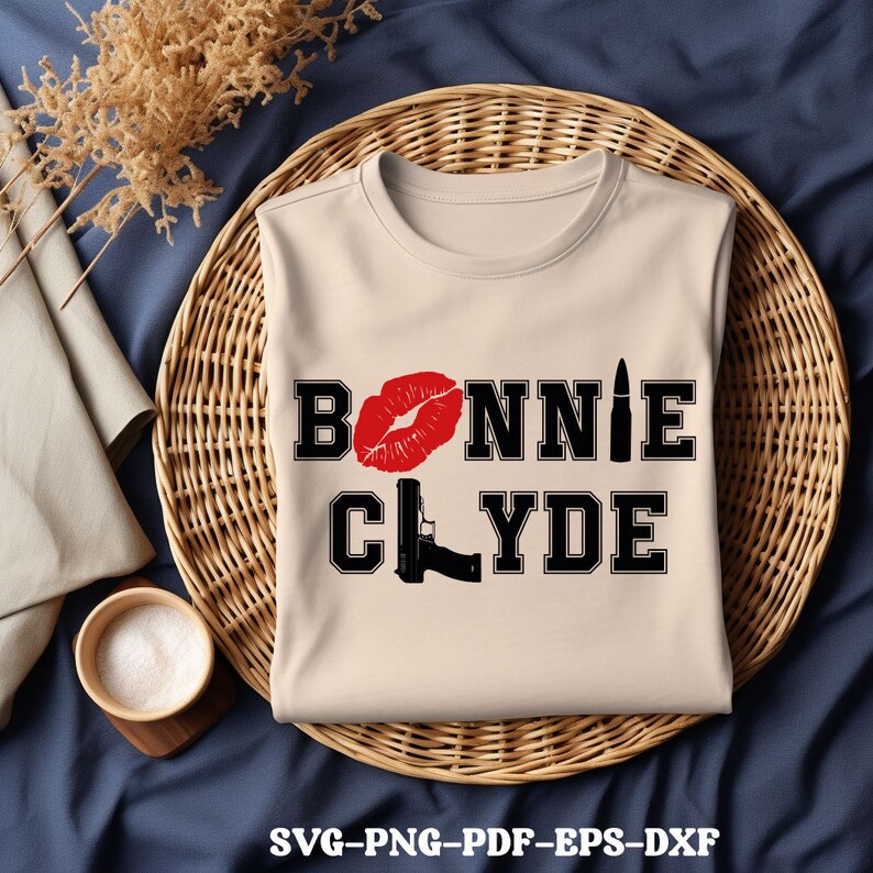 Bonnie and Clyde Svg,valentine's Day Svg,bonnie & Clyde Svg,couple ...