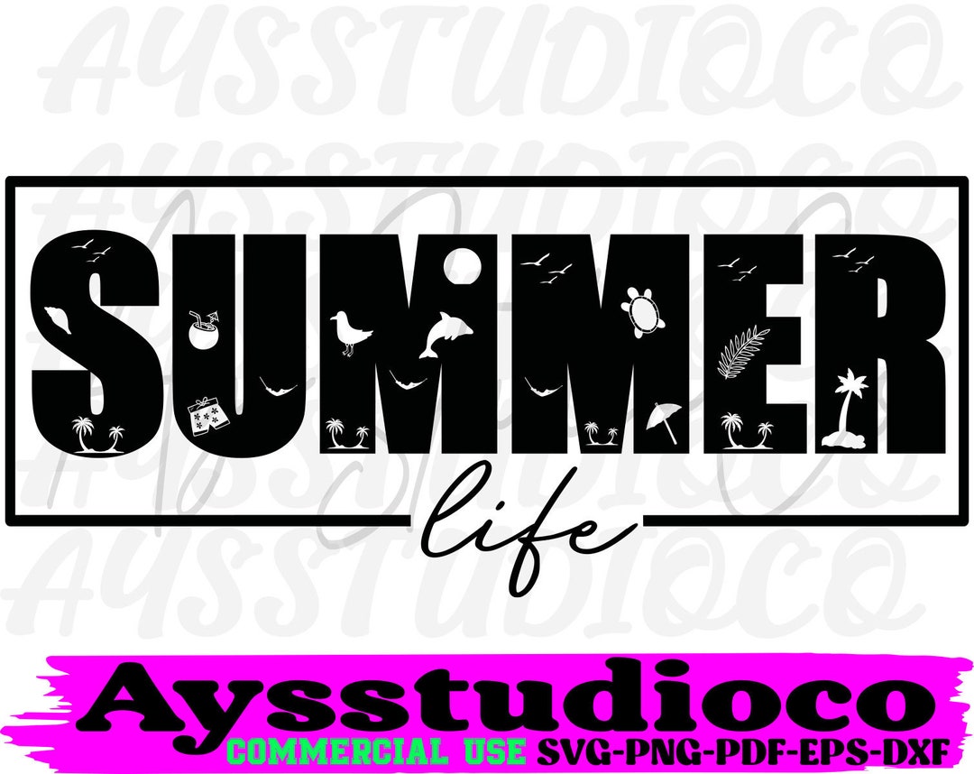 Summer Life Svg,sun Svg,summer Svg,beach Please Svg,vacation Svg,lake ...