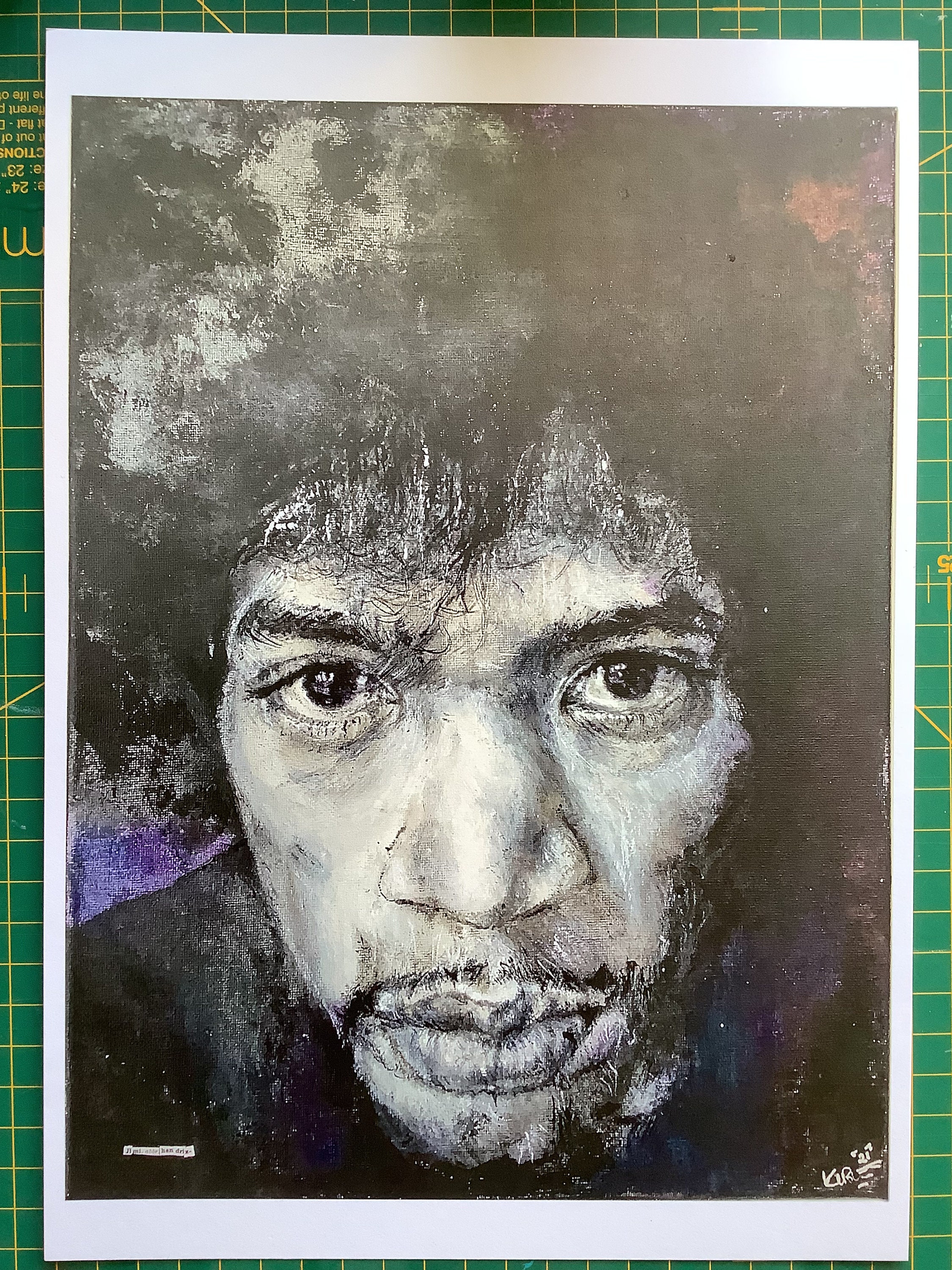 Jimi Hendrix Limited Edition Print PRINT ONLY A4 - Etsy