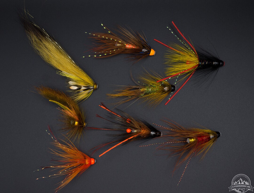 8 Scandinavian Style Salmon Tube Flies 106 - Etsy