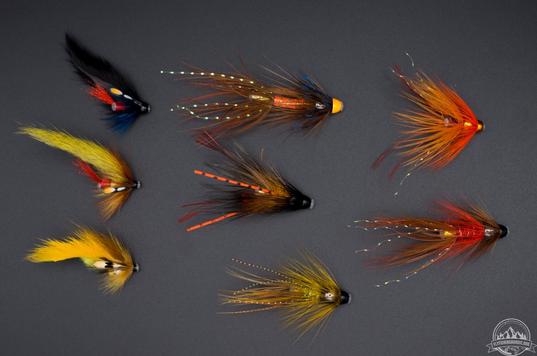 8 Scandinavian Style Salmon Tube Flies 104 - Etsy