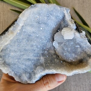 Stunning Blue Chalcedony Quartz Cluster / Natural Chalcedony Quartz ...