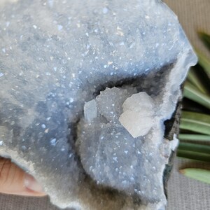 Stunning Blue Chalcedony Quartz Cluster / Natural Chalcedony Quartz ...