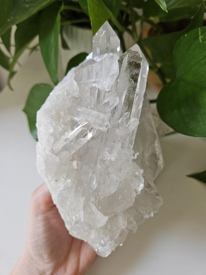 Large Clear Quartz Cluster / Big Quartz Crystal - Natural Home Decor - Etsy