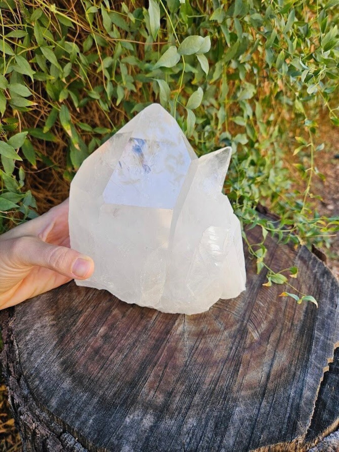 Wow Stunning Large Clear Quartz Crystal / Raw Clear Quartz - Etsy