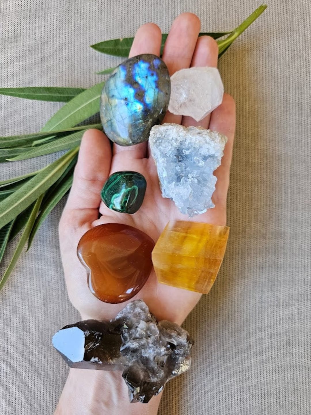 7 Chakra Stones Set / Seven Chakra Crystal Set / Beginner Crystal Set ...