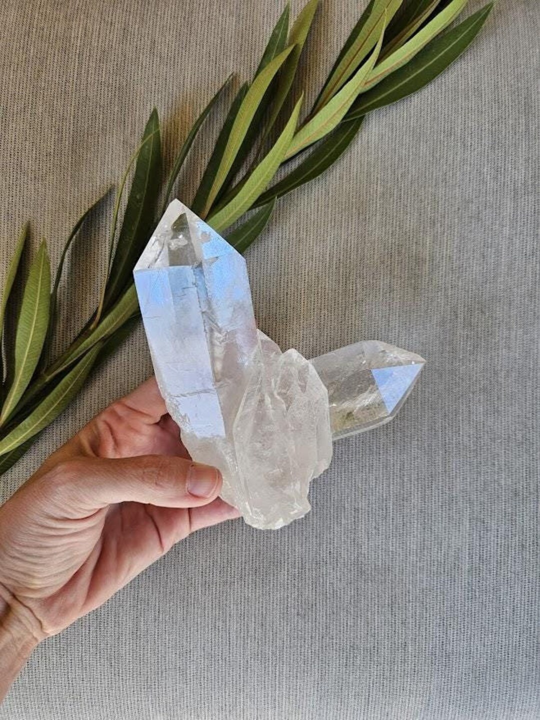 Wow Quality Clear Quartz Crystal / Large Quartz Cluster / Raw and ...